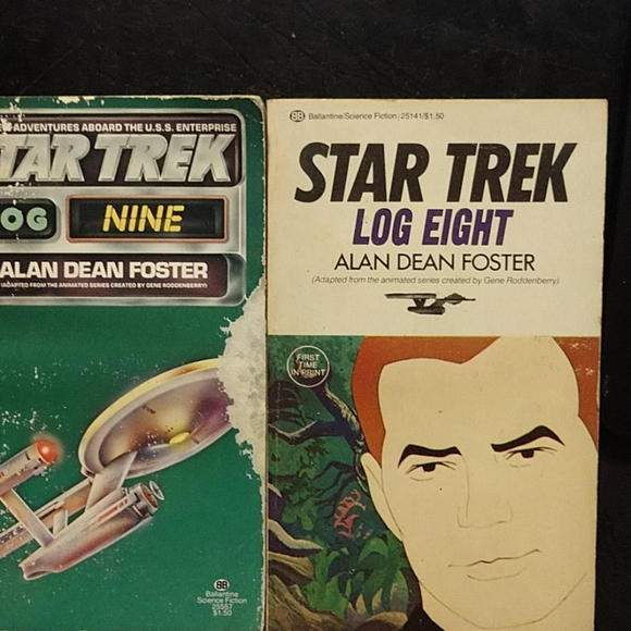 Other | Star Trek Books Log Eight Log Nine | Poshmark
